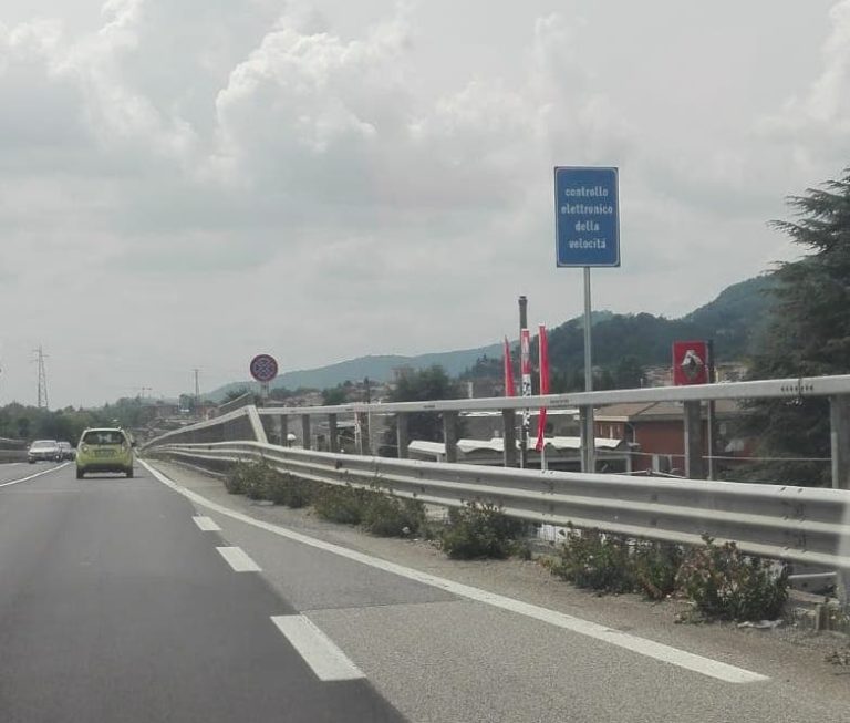 Strada provinciale Valle Seriana, nuovi cartelli "controllo elettronico ...