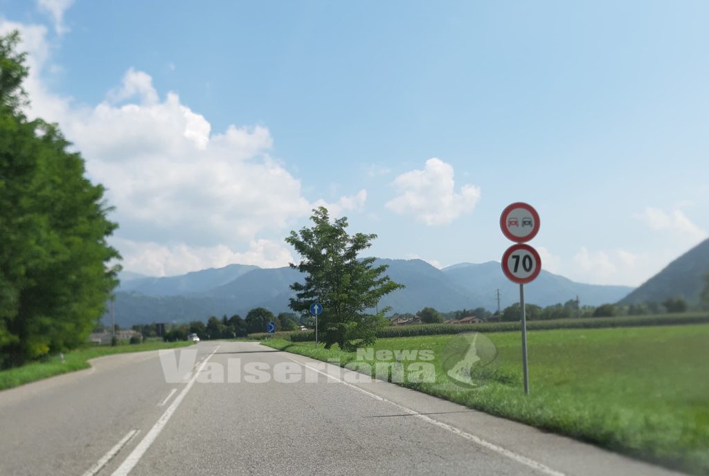 I limiti di velocità lungo la strada provinciale della Valle Seriana ...