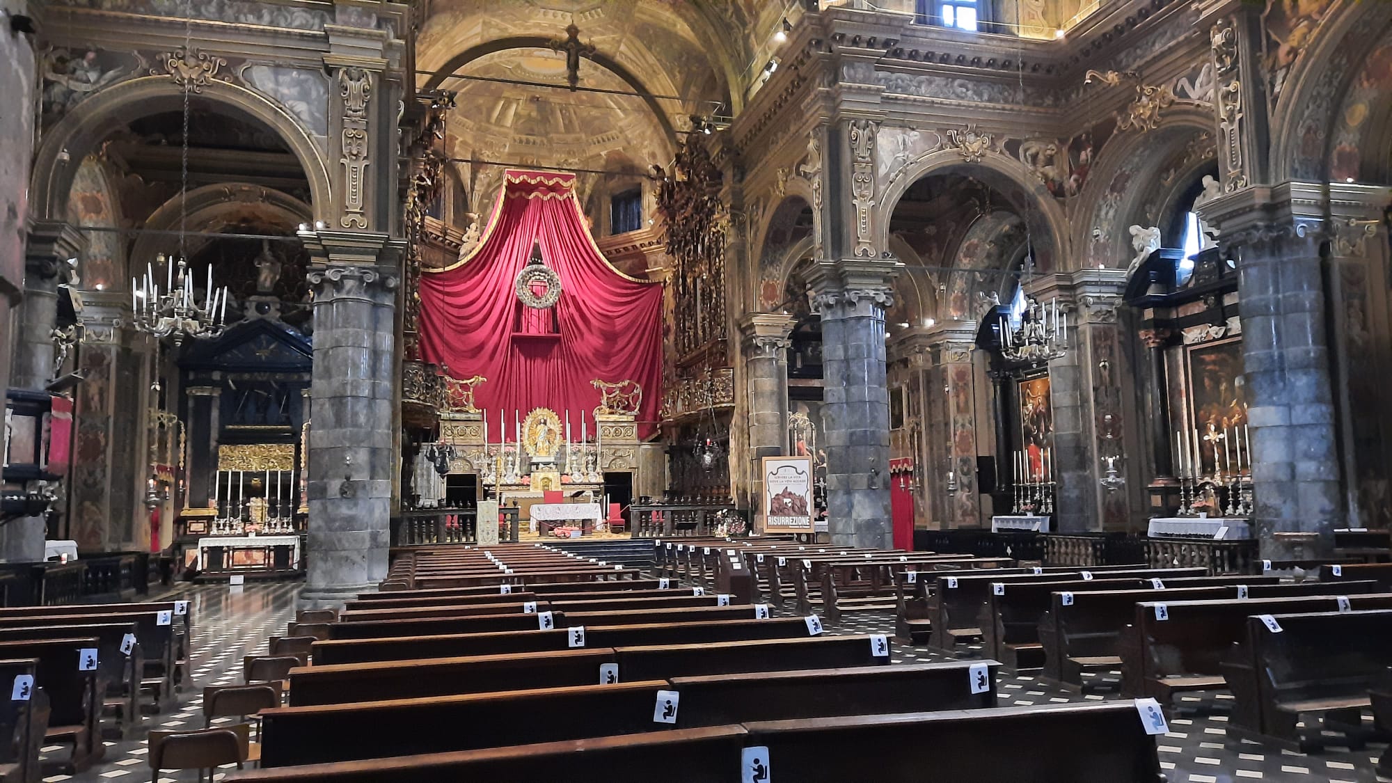 Sacra Sindone, la replica certificata esposta nella Basilica di Gandino