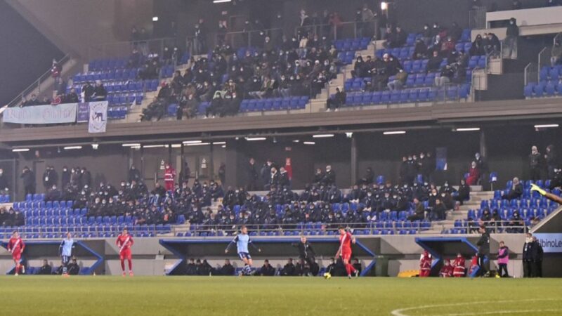 AlbinoLeffe, termina 1 a 1 il primo match nel nuovo stadio